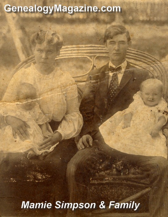 Mamie Simpson Family picture | GenealogyMagazine.com